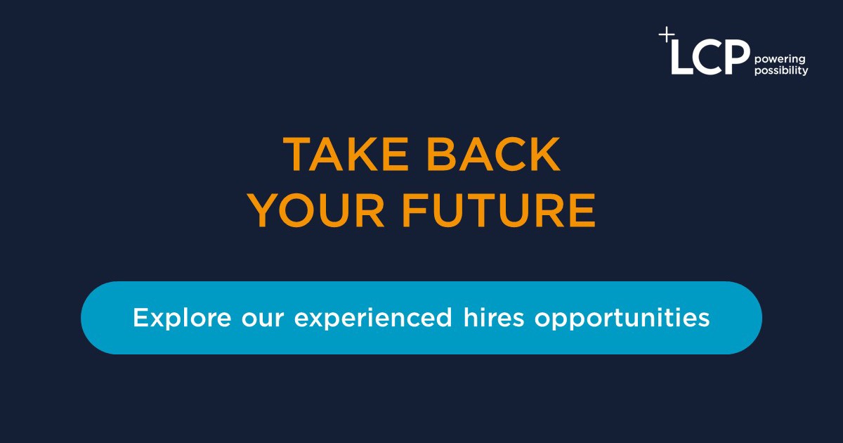 Job opportunities at LCP | LCP Careers