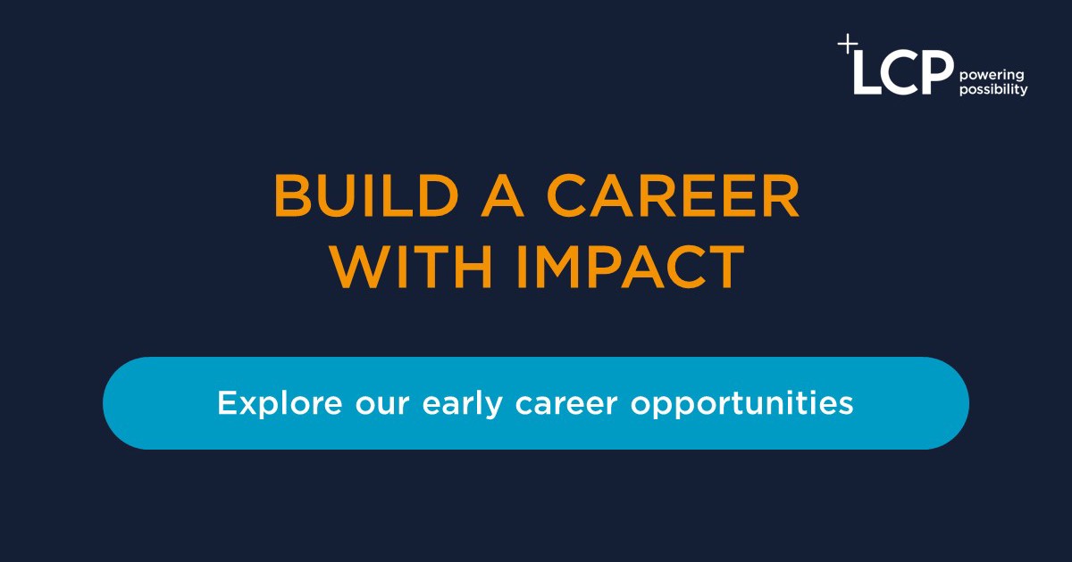 Graduate programme | LCP Careers
